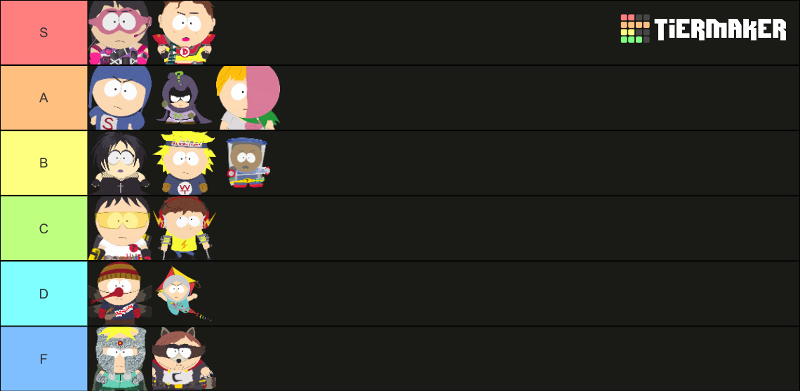 South Park The Fractured But Whole: Partners Tier List (Community ...