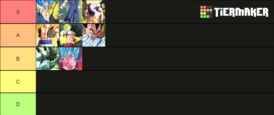 Ultra Intro Db Legends Tier List (Community Rankings) - TierMaker
