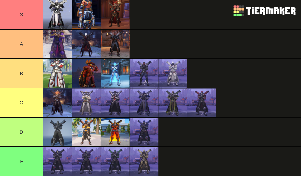 Reaper Overwatch Skins (September 2022) Tier List (Community Rankings ...