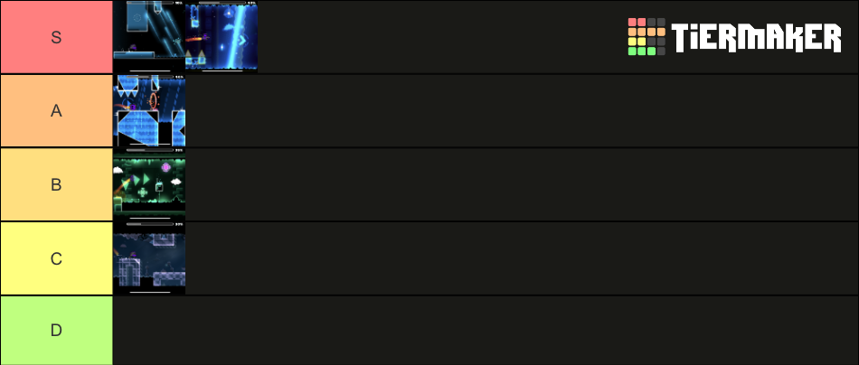 Geometry Dash Ice Gauntlet Levels Tier List (Community Rankings ...