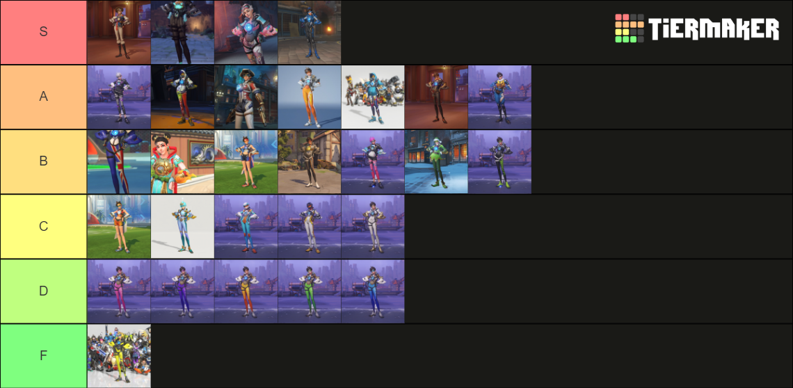 Tracer Overwatch Skins (September 2022) Tier List (Community Rankings ...