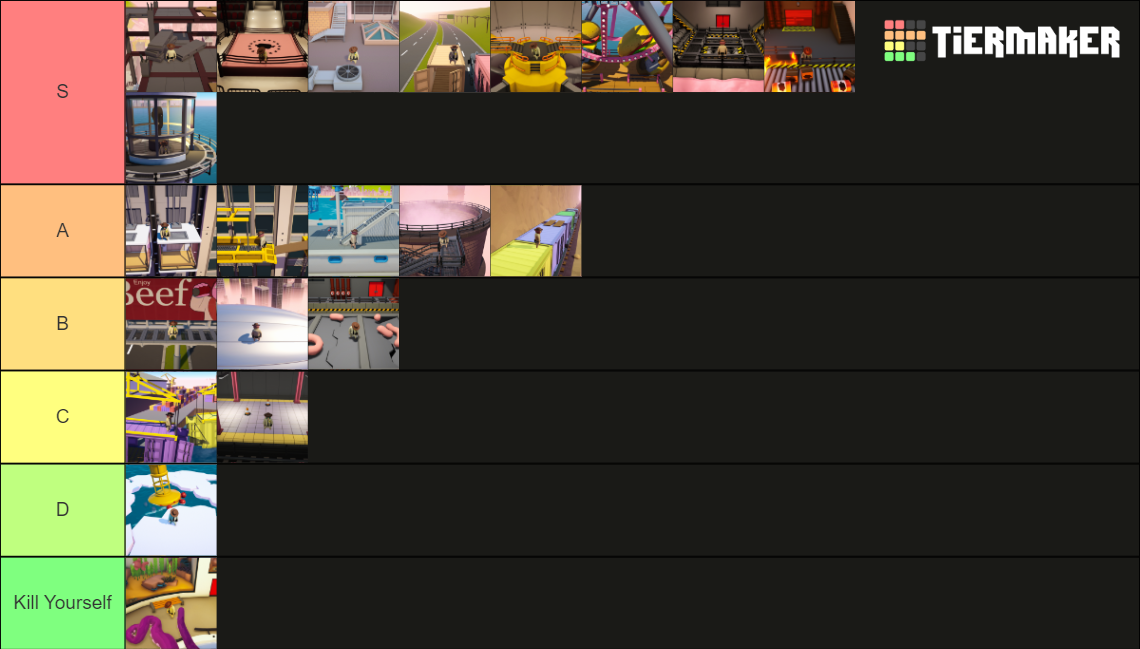 Gang Beasts All Maps 2023 Tier List (Community Rankings) - TierMaker
