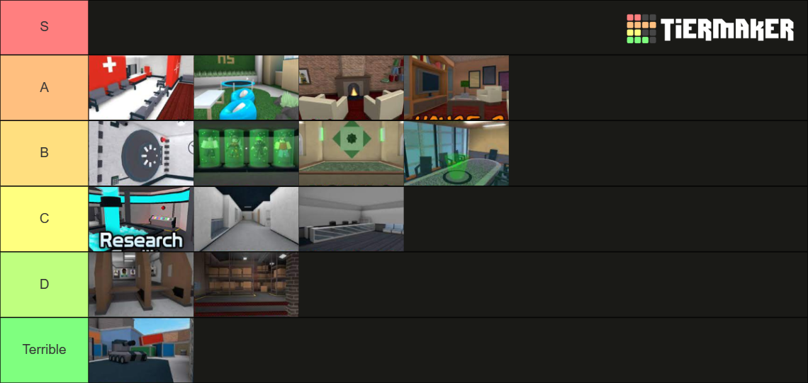 Murder Mystery 2 Maps! Tier List (Community Rankings) - TierMaker