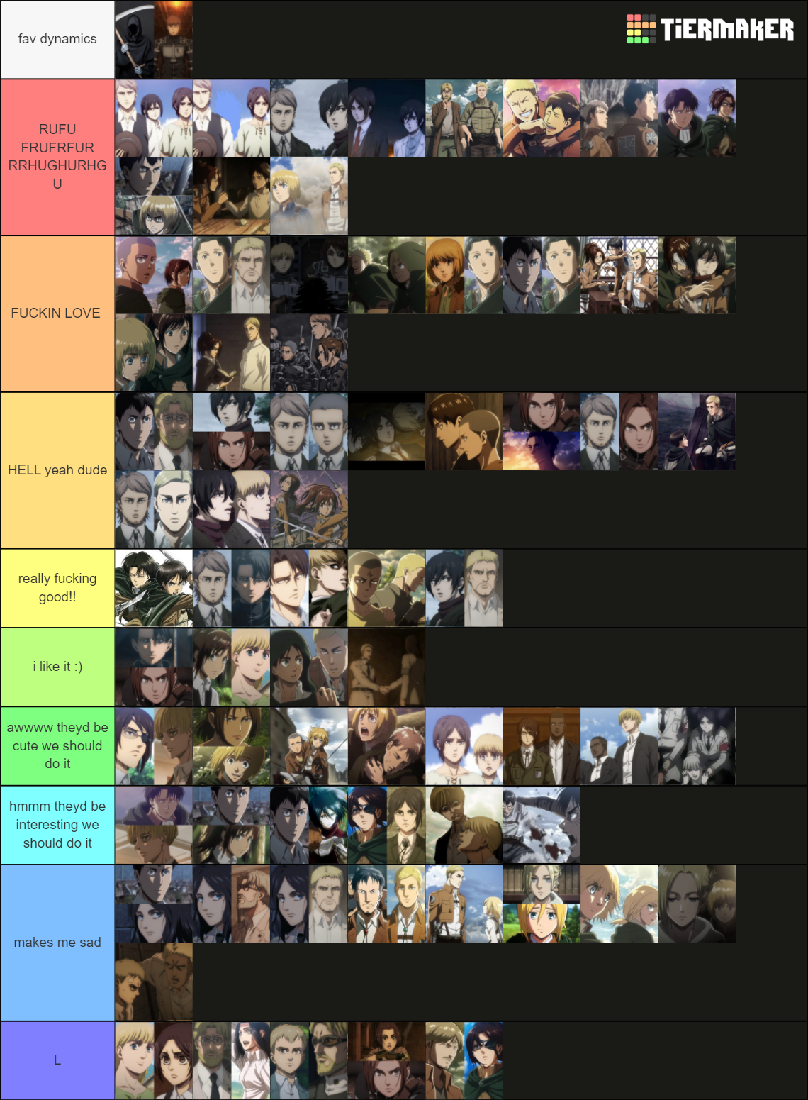 Ultimate Attack on Titan Ships Ranking (200+) Tier List (Community ...