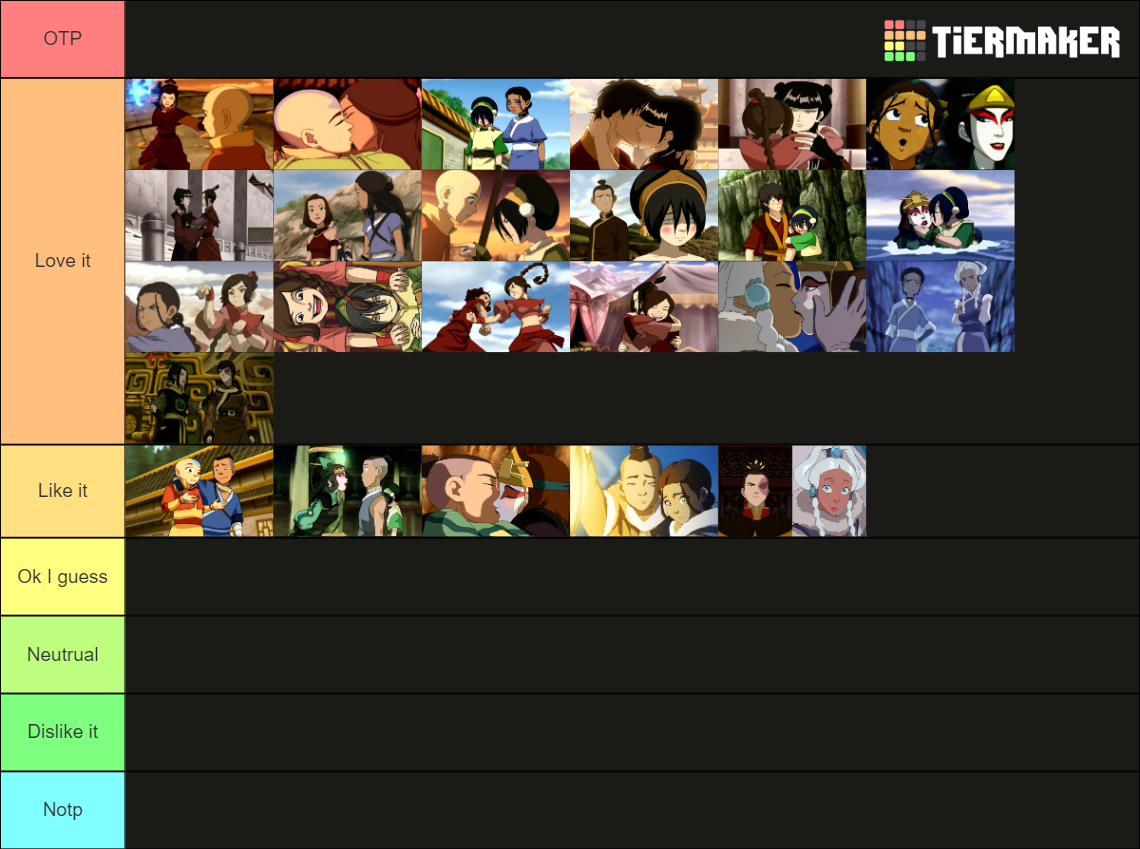 Atla shipping Tier List (Community Rankings) - TierMaker