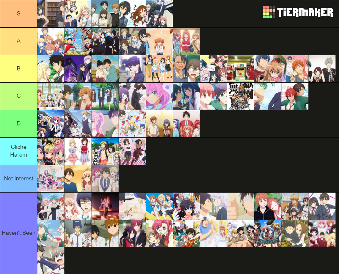 RomCom Anime 2023 Tier List (Community Rankings) - TierMaker