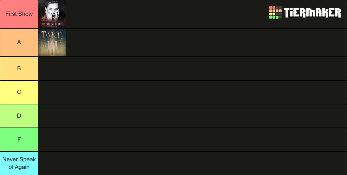 Clark's Concert Tier List (Community Rankings) - TierMaker