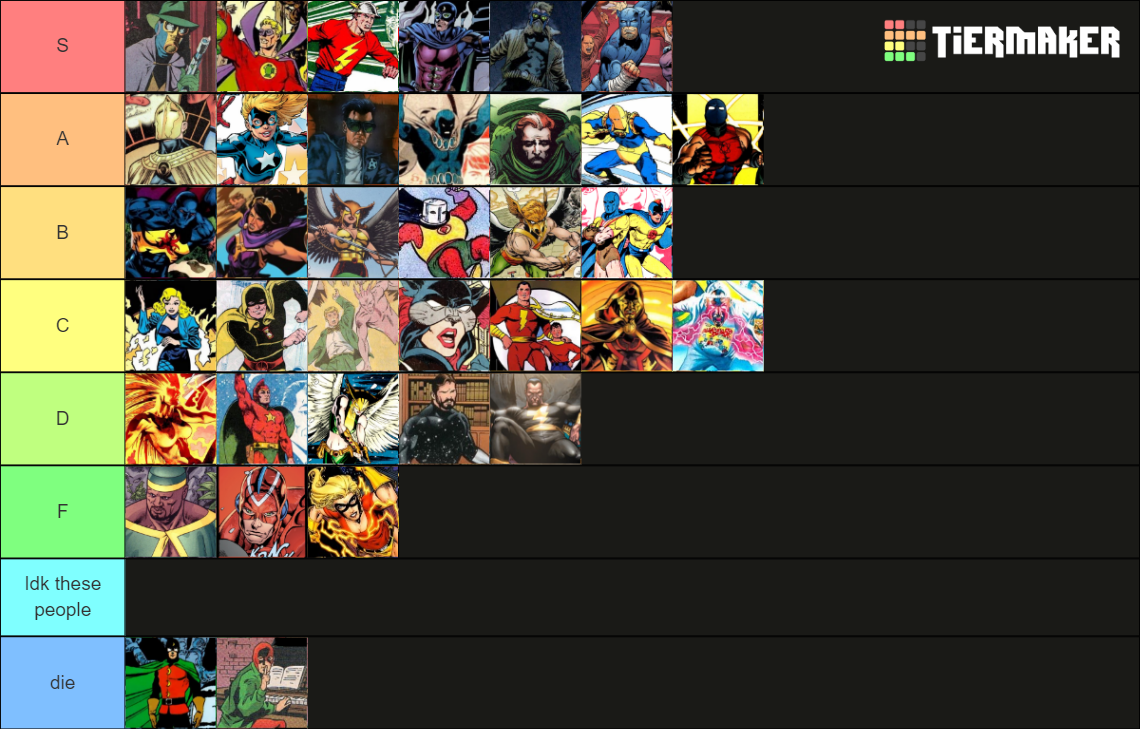 Hill JSA Tier List (Community Rankings) - TierMaker