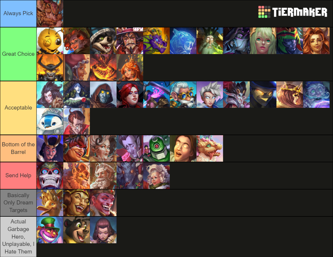 Storybook Brawl Hero patch 72.10 zippee+rumple Tier List (Community ...