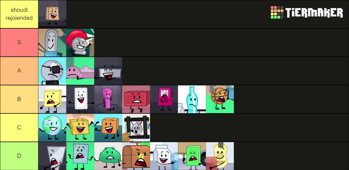 Paper Puppets Take 2, with hosts and others Tier List (Community ...
