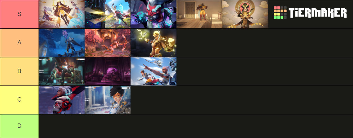 overwatch 2 main menus Tier List (Community Rankings) - TierMaker
