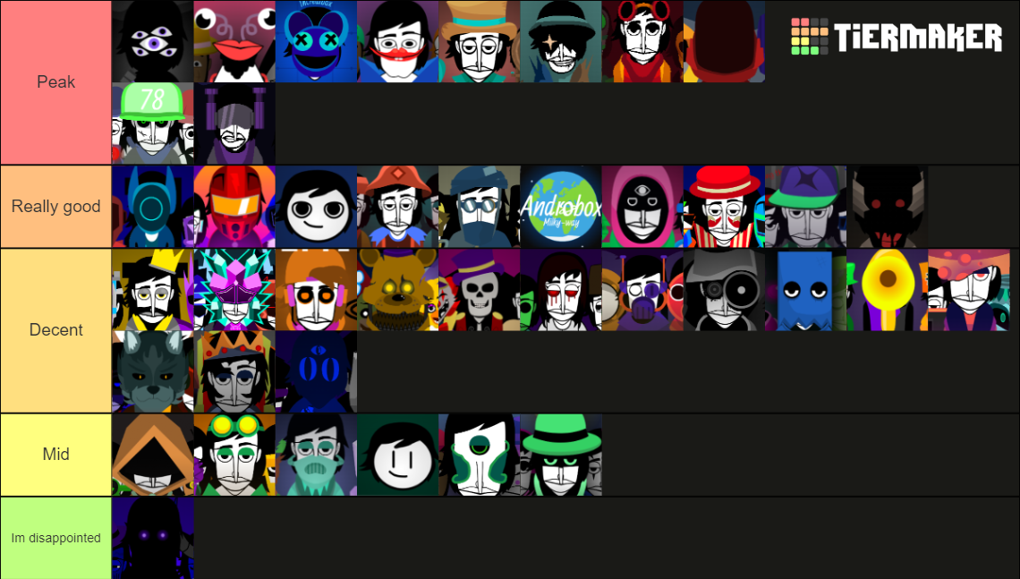 Incredibox scratch mods Tier List (Community Rankings) - TierMaker