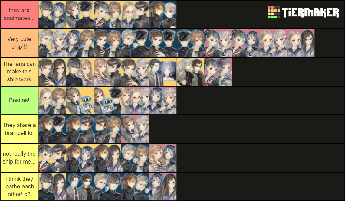 13 Sentinels: Aegis Rim - Ship Tier List (Community Rankings) - TierMaker