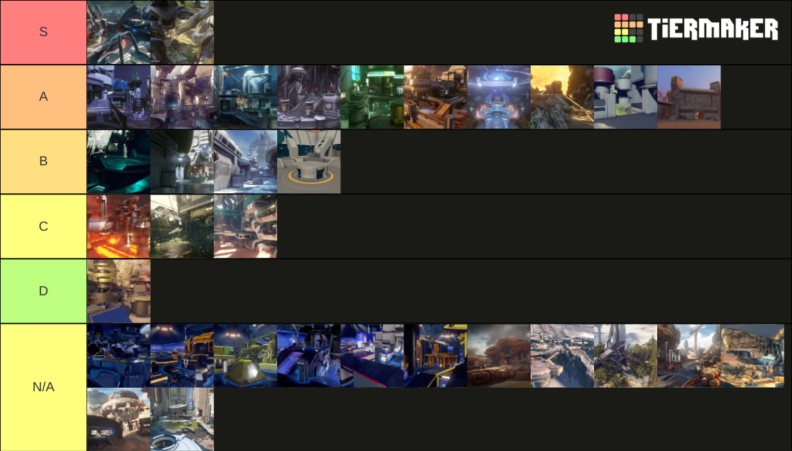 Halo 5 Maps Tier List (Community Rankings) - TierMaker