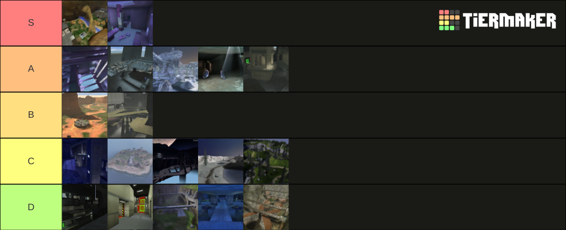 Halo CE Maps Tier List (Community Rankings) - TierMaker