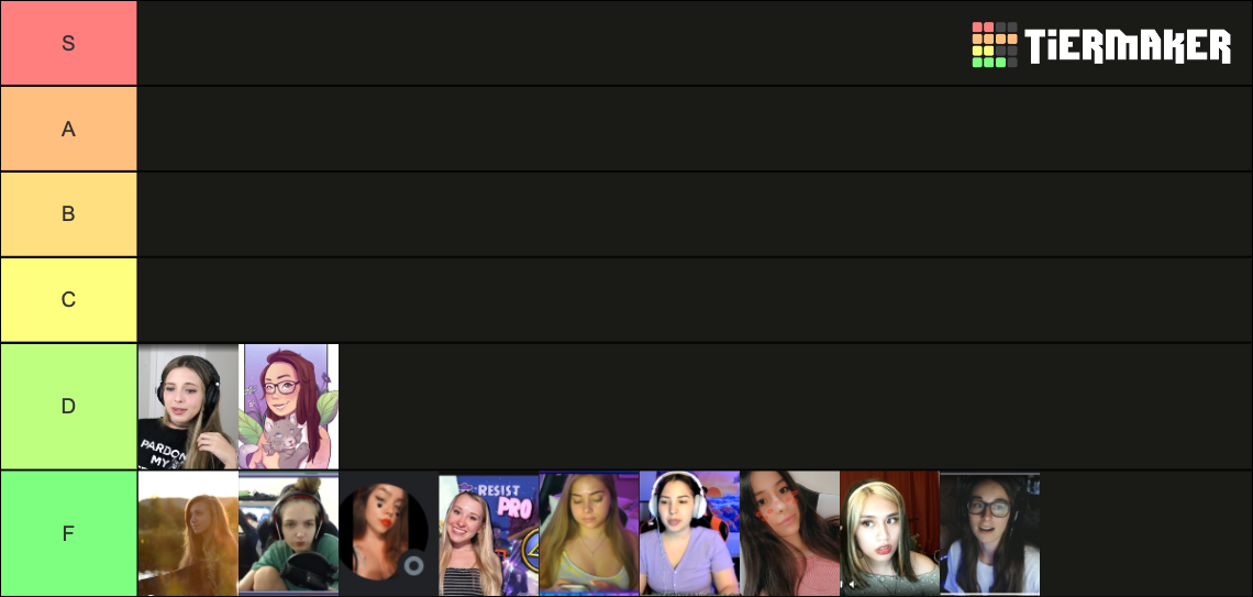 Female Streamer Tier List (Community Rankings) - TierMaker