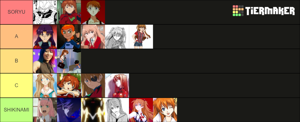Asuka in The Multiverse of Waifus Tier List (Community Rankings ...