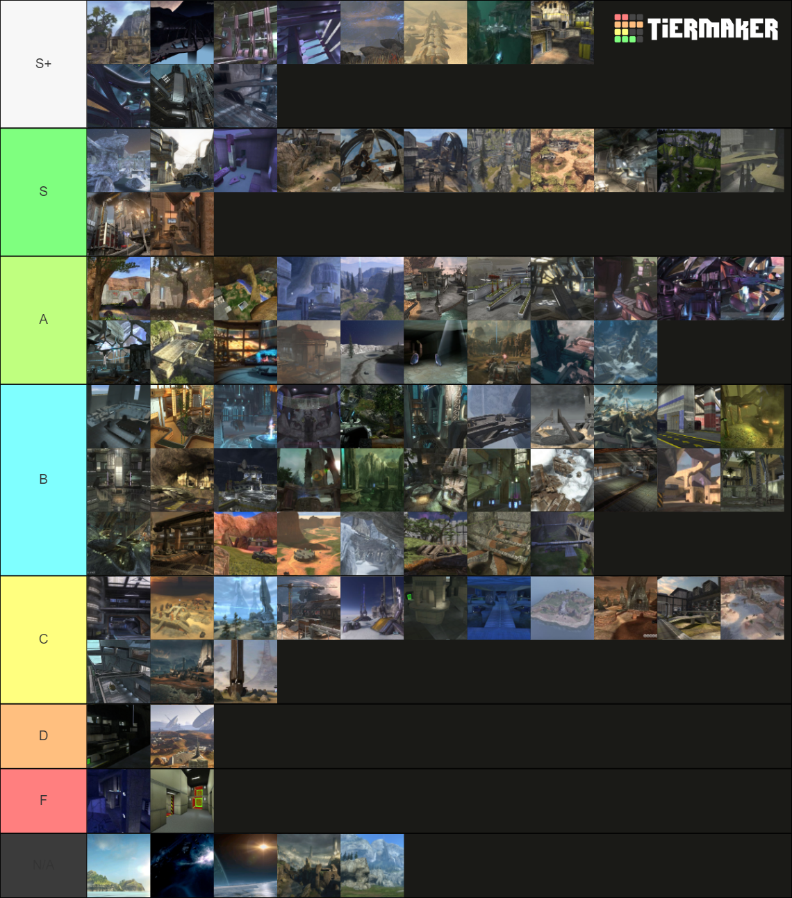 (FPS) All Halo Multiplayer Maps Tier List (Community Rankings) - TierMaker