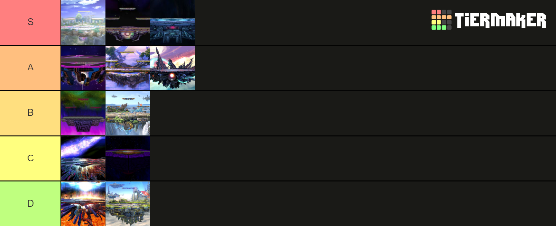 Battlefield and Final Destination in Smash Games Tier List (Community ...