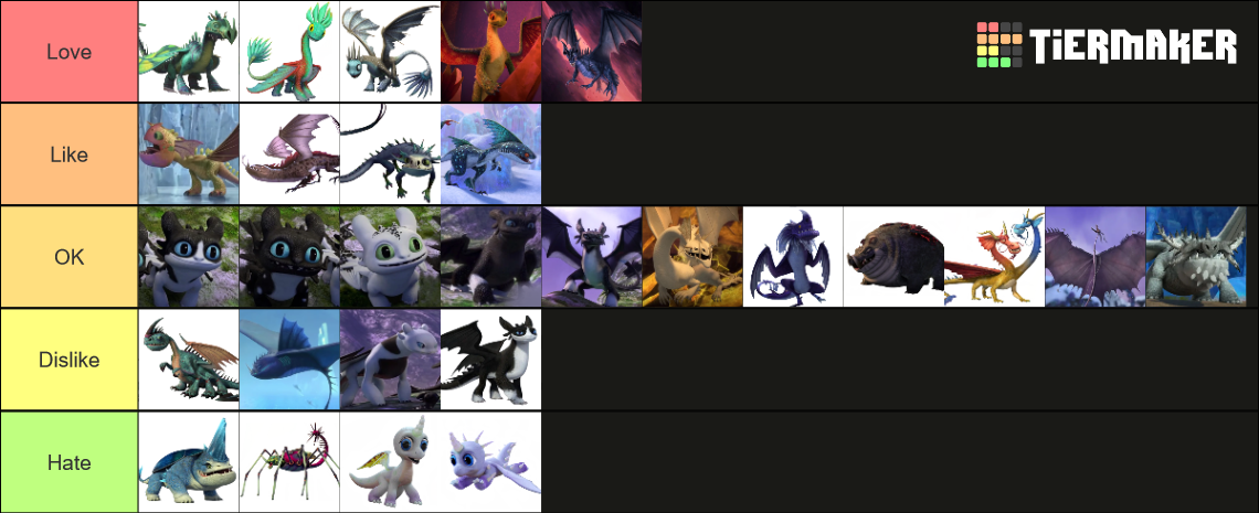 Dragons: The Nine Realms - Season 1-7 Tier List (Community Rankings ...