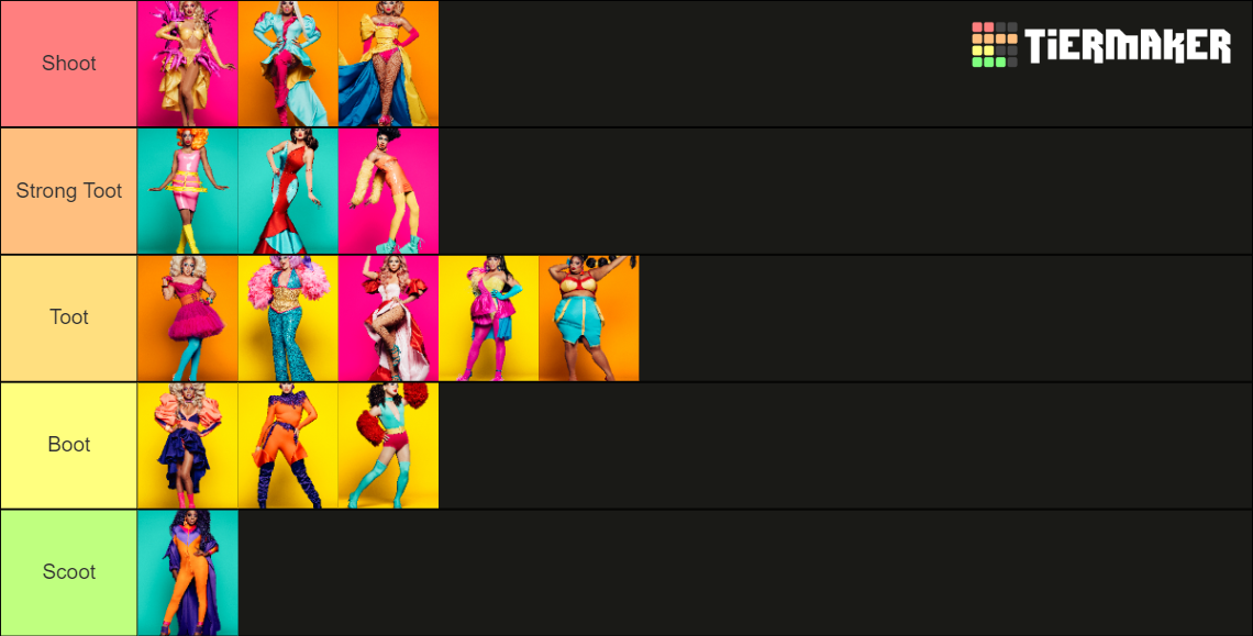 Toot or Boot: RPDR Season 11 Promo Looks Tier List (Community Rankings ...