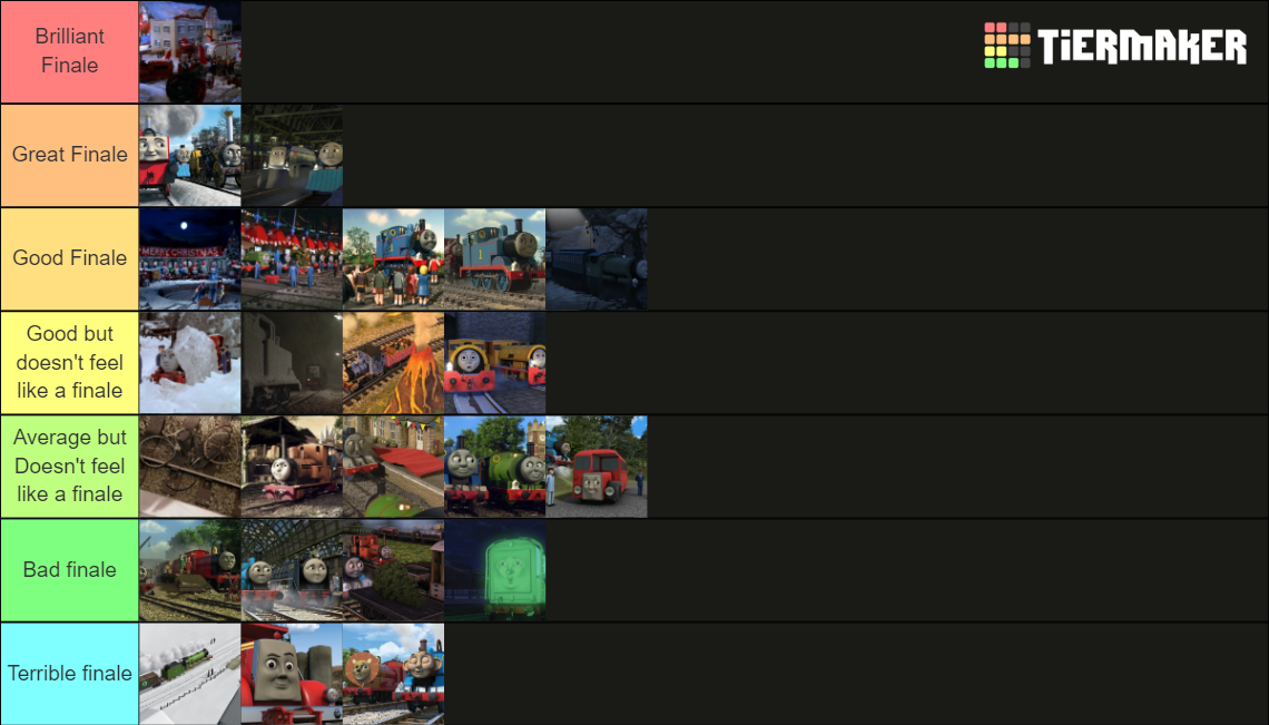 Thomas The Tank Engine Series Finales Tier List (Community Rankings ...