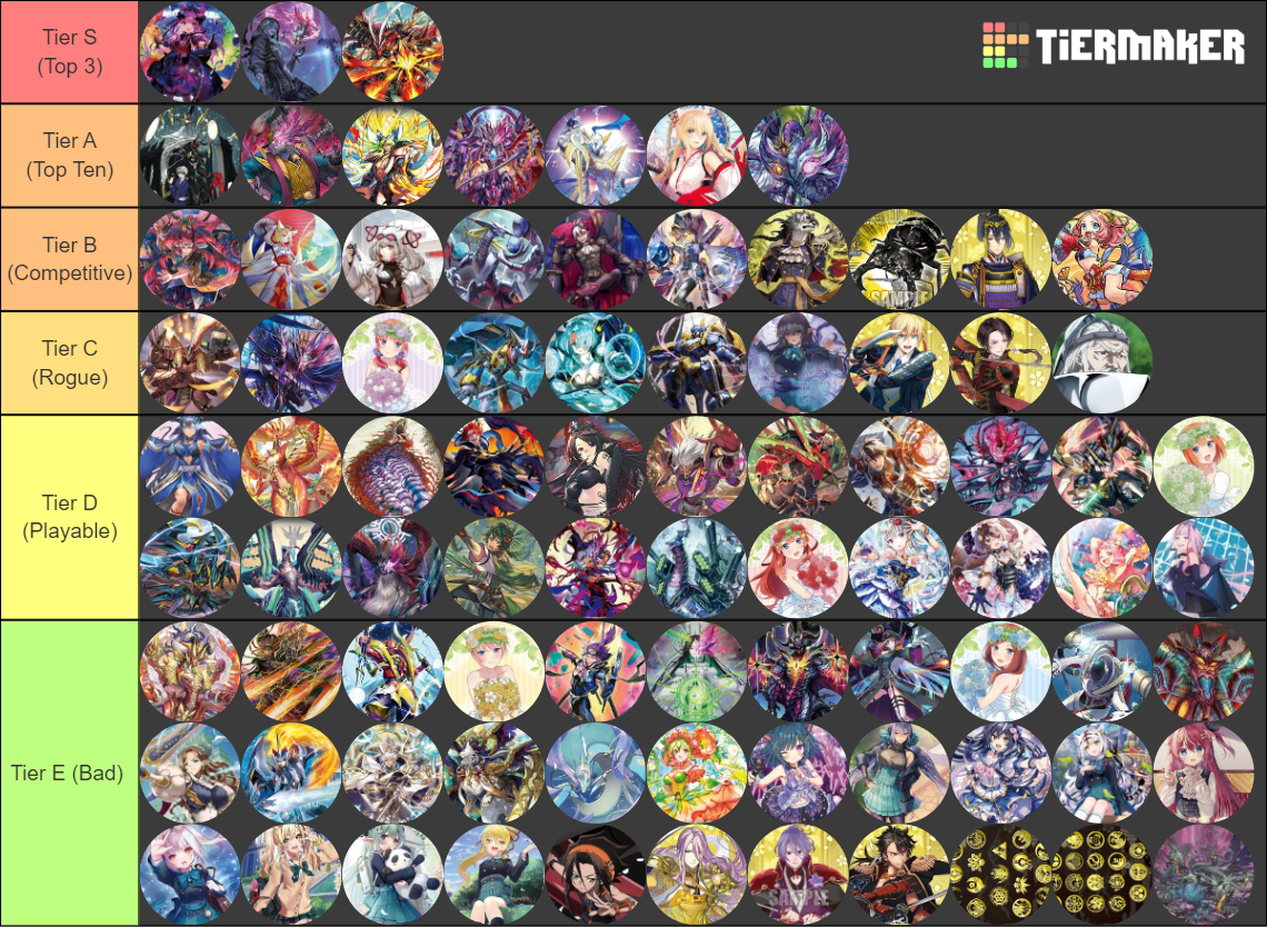 Cardfight Vanguard D Ridelines Tier List (Community Rankings) - TierMaker