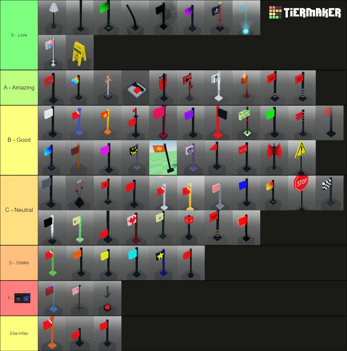 Blockerman666's Minesweeper Flag Tier List (Community Rankings) - TierMaker