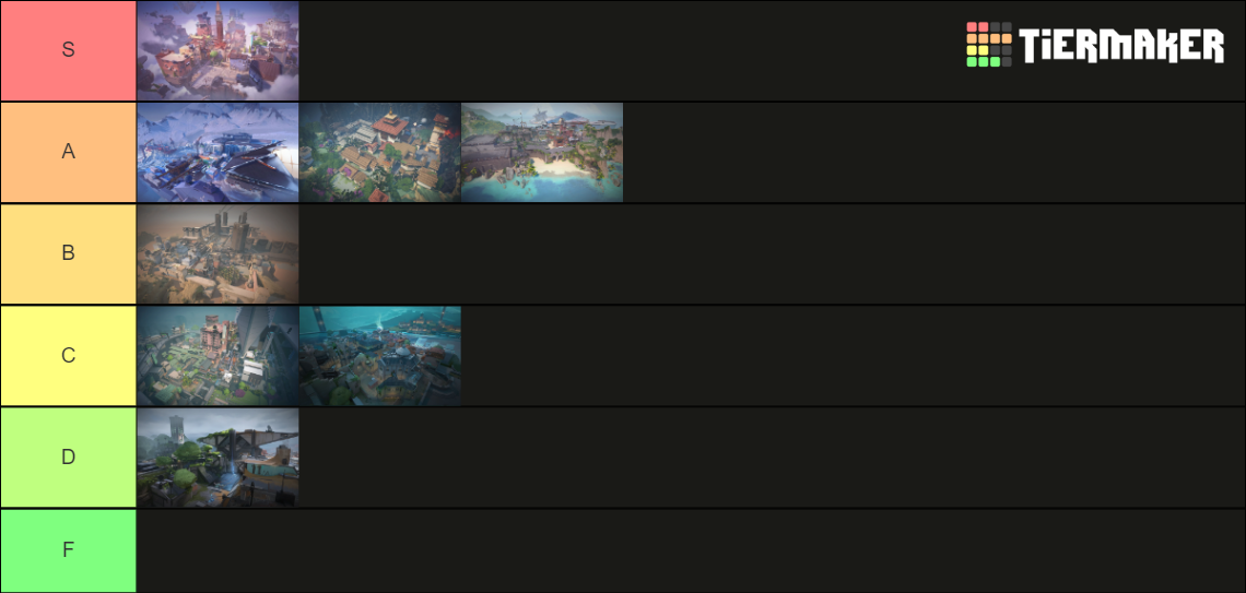 Valorant Maps (Including Pearl) Tier List (Community Rankings) - TierMaker