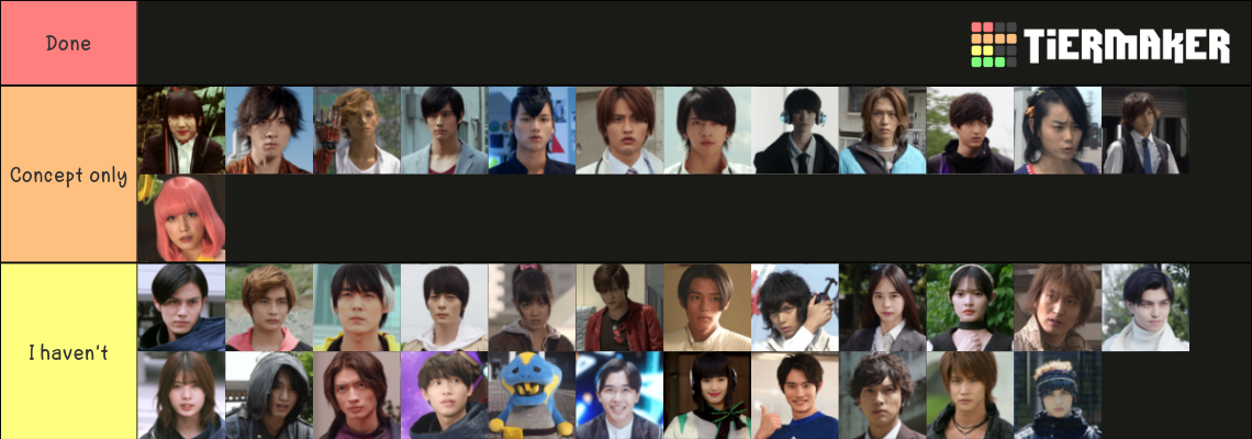 Kamen rider characters Tier List (Community Rankings) - TierMaker