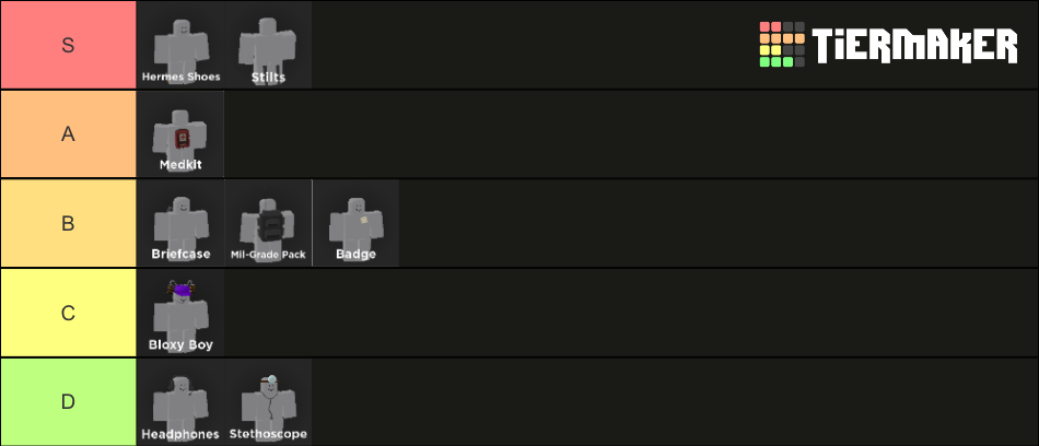 Roblox Evade Skins Tier List (Community Rankings) - TierMaker