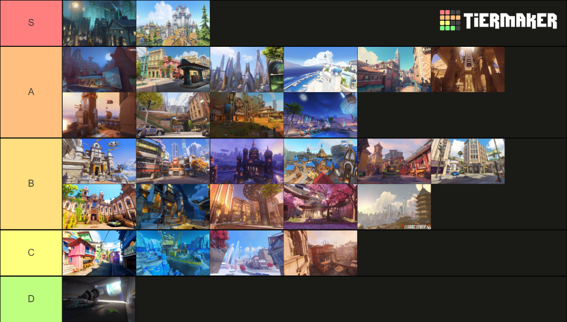 Overwatch 2 All Maps Tier List (Community Rankings) - TierMaker