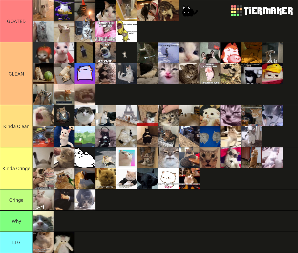 Timb's Cat Meme Maker Tier List (Community Rankings) - TierMaker