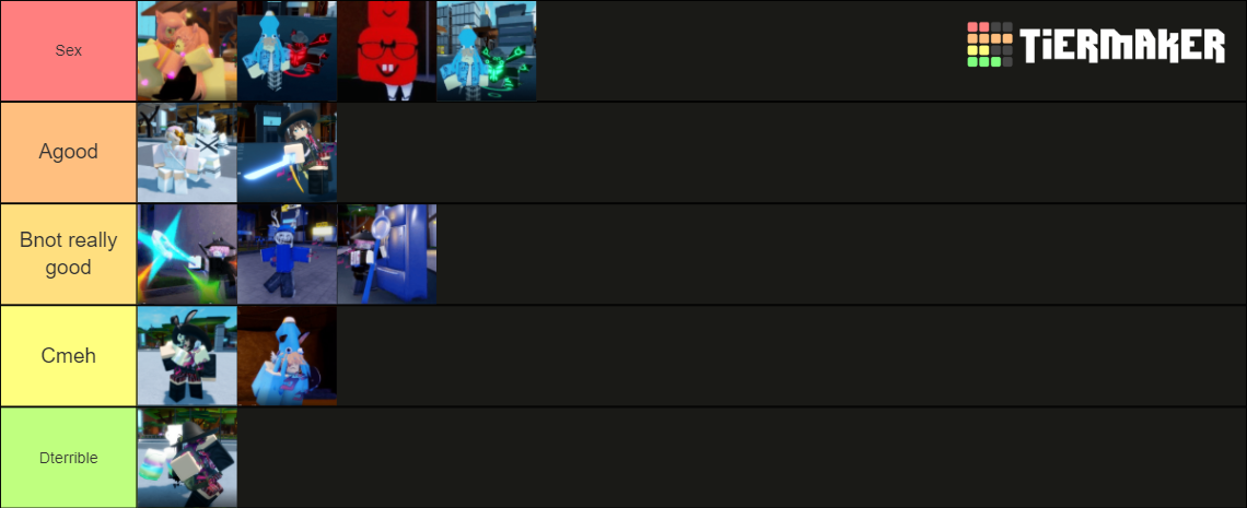 Sakura Stand Unobtainable Template Tier List (Community Rankings ...