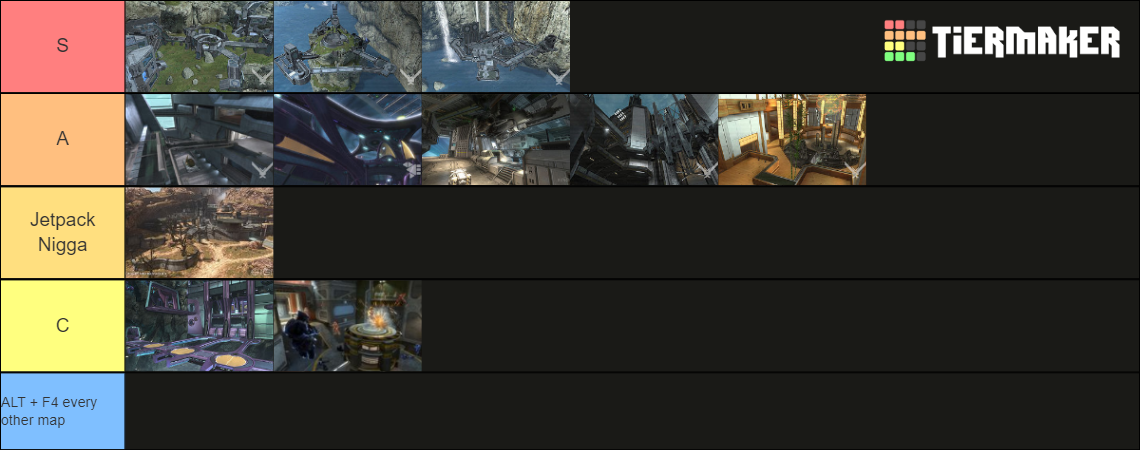 Halo Reach Maps Tier List (Community Rankings) - TierMaker