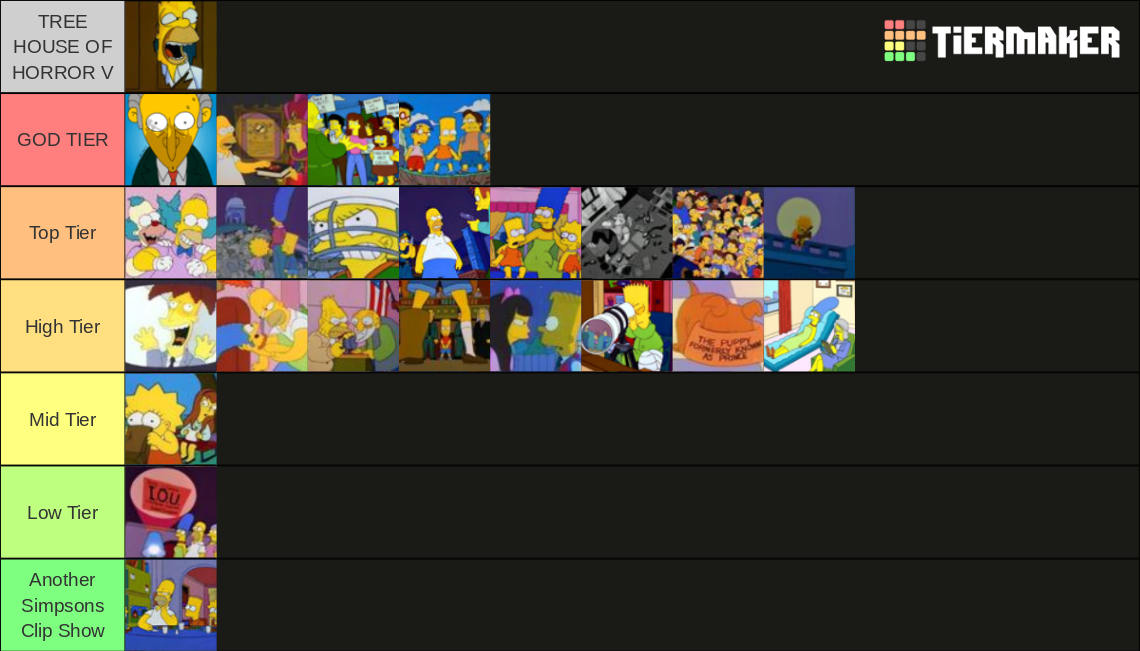Simpsons Season 6 Episodes Tier List (Community Rankings) - TierMaker