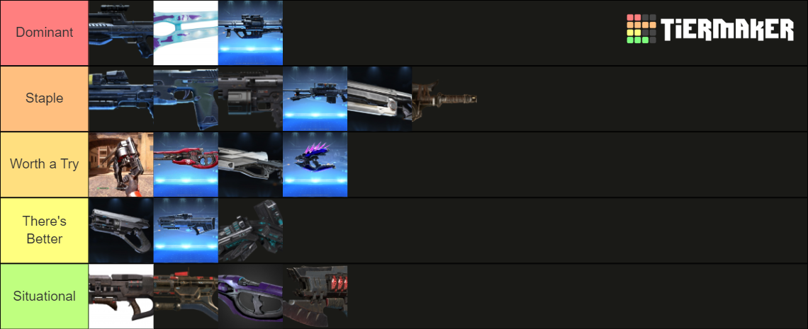 Halo Infinite Weapon Tier List (Community Rankings) - TierMaker