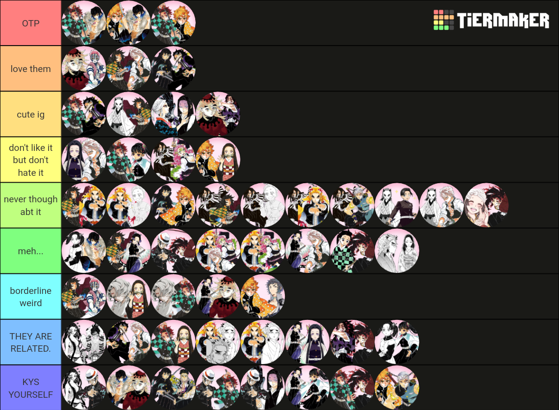 Lots Demon Slayer Ships Tier List (Community Rankings) - TierMaker