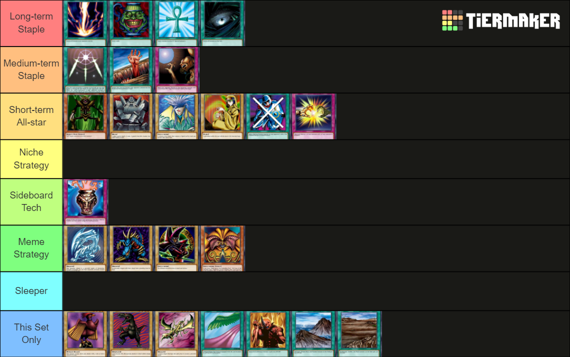 Progression Tierlist - 1 (LOB) Tier List (Community Rankings) - TierMaker