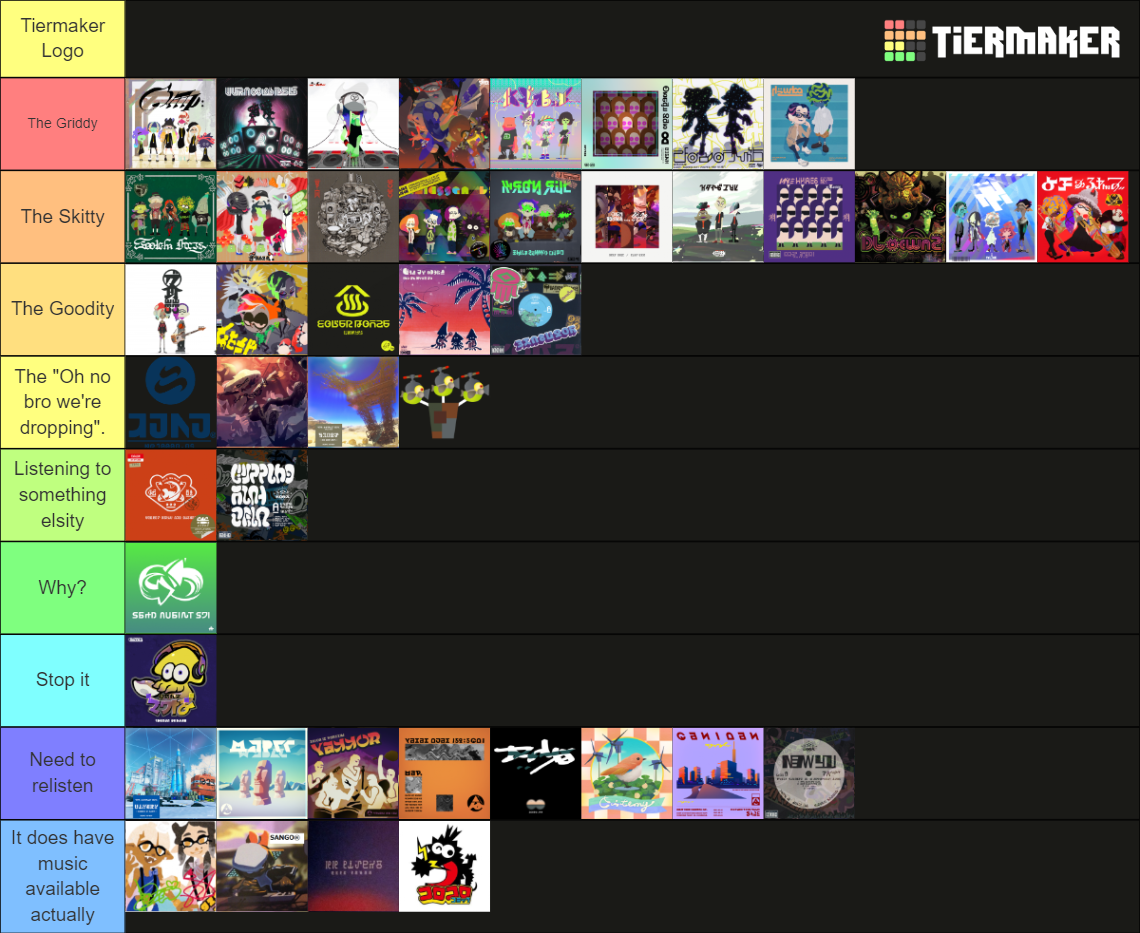 Every Splatoon Band (Updated with Fresh Season 2024) Tier List ...