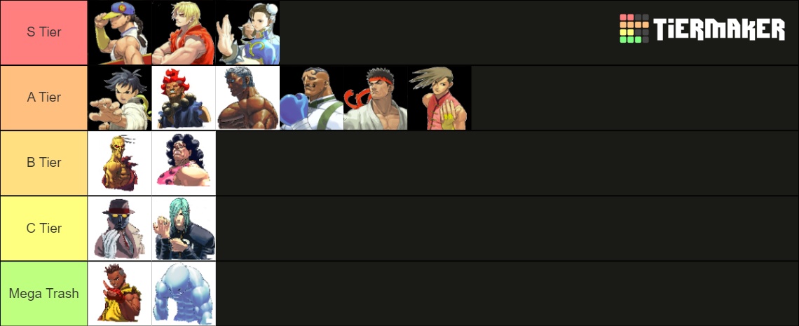 Street Fighter 3: 3rd Strike Tier List (Community Rankings) - TierMaker