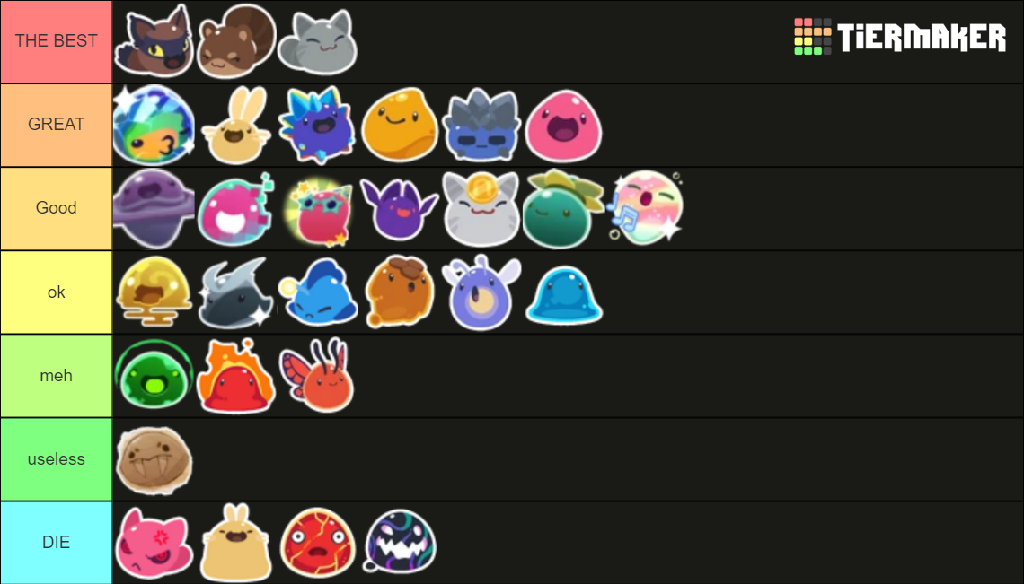 SLIME :] Tier List (Community Rankings) - TierMaker