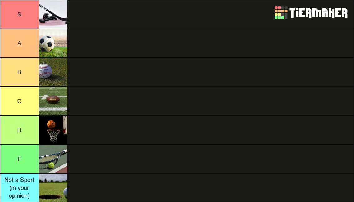 Ultimate Sports Tier List (Community Rankings) - TierMaker