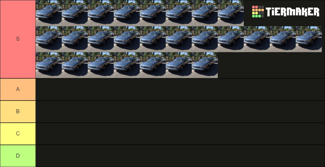 best car Tier List (Community Rankings) - TierMaker