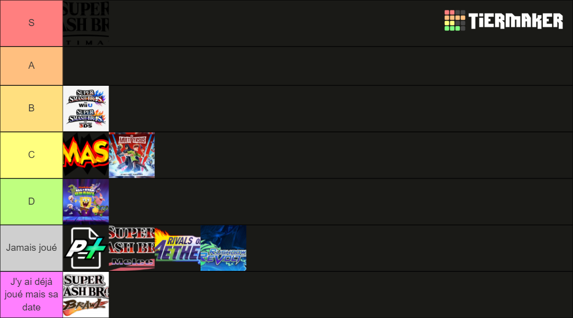 Rank the Popular Platform Fighters Tier List (Community Rankings ...