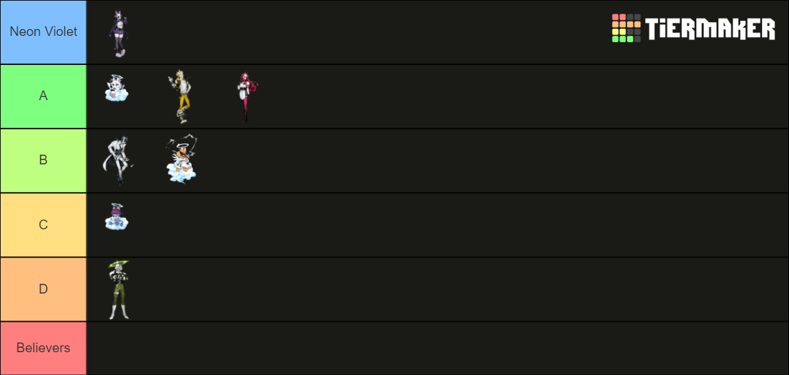 Neon White Characters Tier List (Community Rankings) - TierMaker