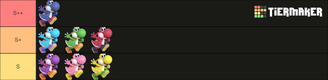 Yoshi's Alts Tier List (Community Rankings) - TierMaker