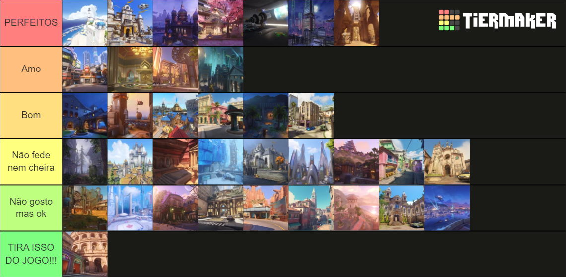 All Overwatch Maps (Including 2CP, Arcade and Overwatch 2) Tier List ...
