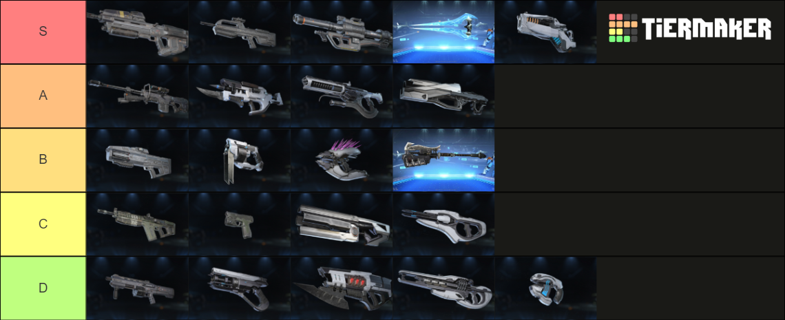 Halo Infinite Weapons Tier List (Community Rankings) - TierMaker