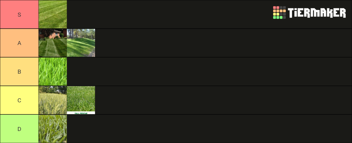 Grass Tier List (Community Rankings) - TierMaker